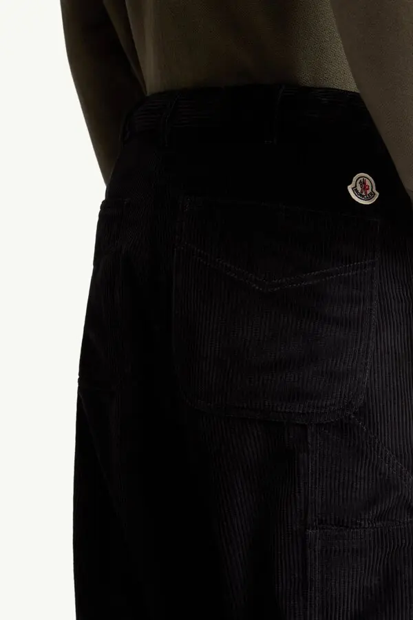 Moncler Corduroy Jogging Pants - Black