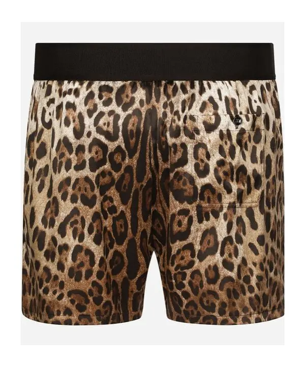 Dolce & Gabbana Leopard Print Shorts