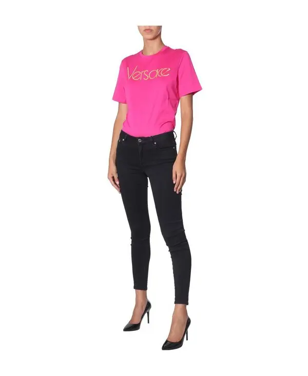 Versace Logo Printed T-shirt