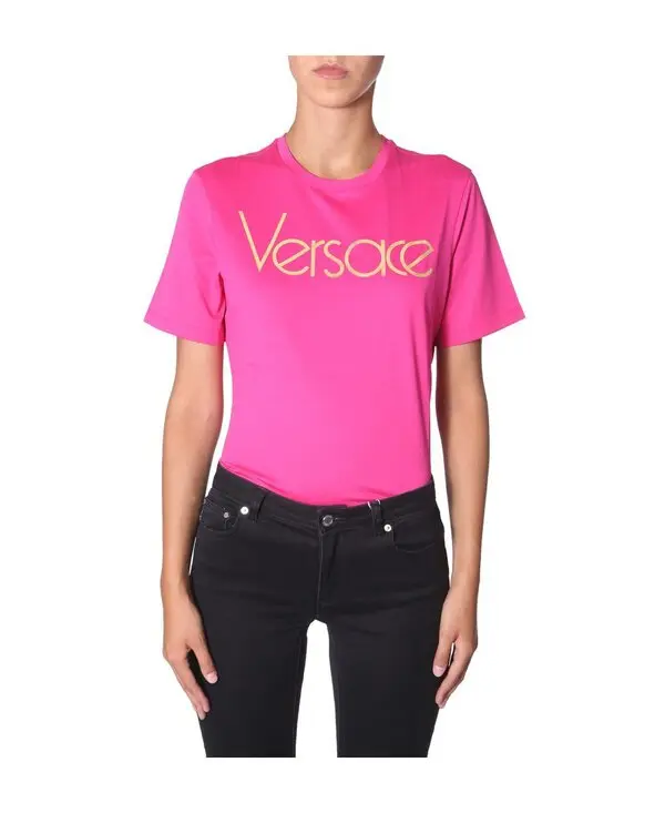 Versace Logo Printed T-shirt