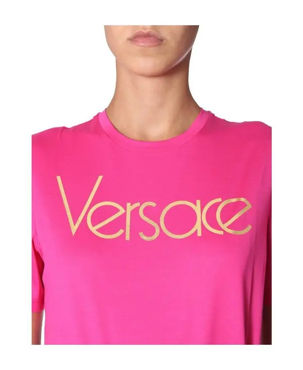 Versace Logo Printed T-shirt