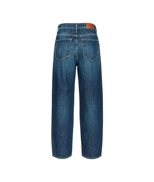 Pinko Estelle Egg Straight-leg Jeans - Blue