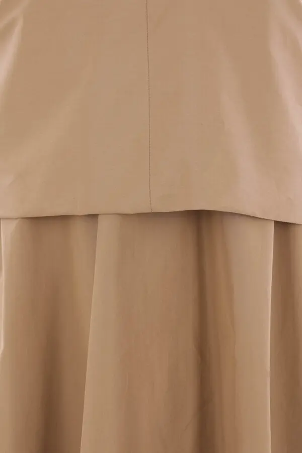Loewe Sleeveless Wrap Dress With Keyhole And Lace-up Closure - Light Brown
