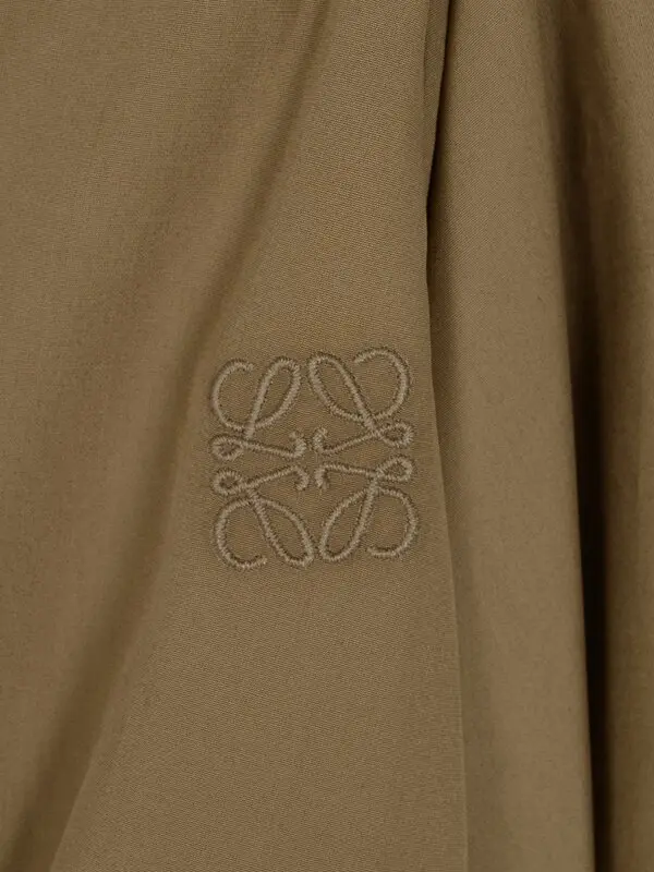 Loewe Sleeveless Wrap Dress With Keyhole And Lace-up Closure - Light Brown
