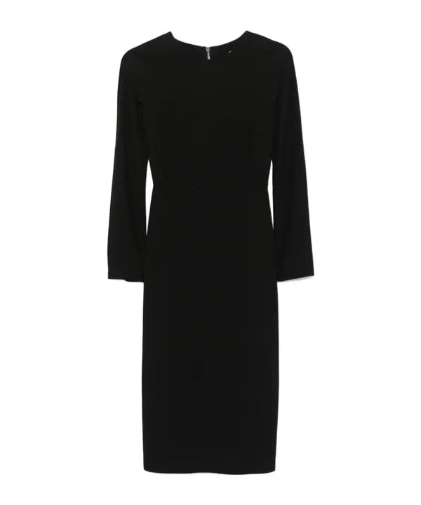 SEMICOUTURE Round Neck Long Sleeve Dress