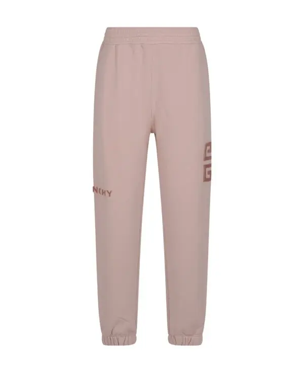 Givenchy Logo Embroidered Sweatpants - Nude