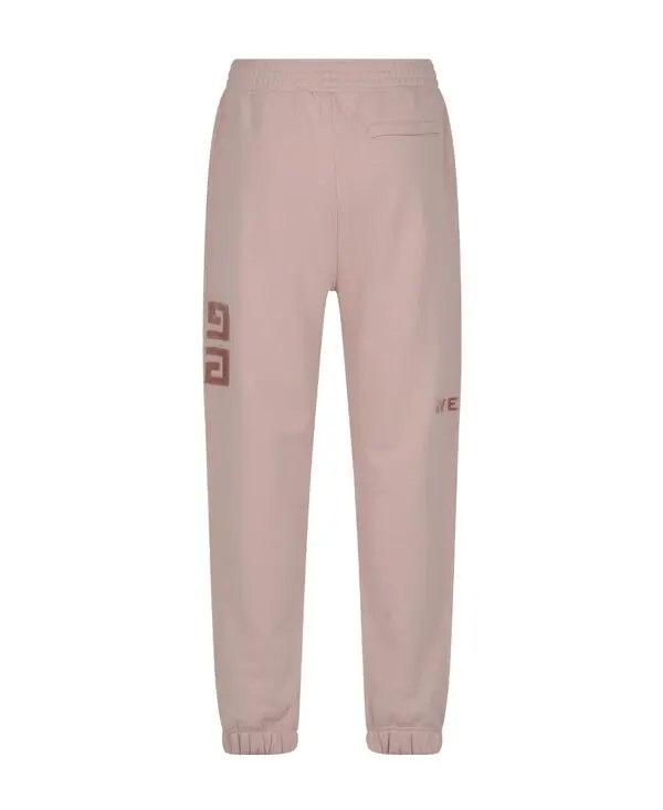 Givenchy Logo Embroidered Sweatpants - Nude