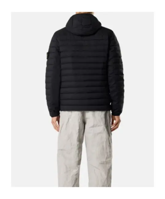 Stone Island Logo Patch Quilted Down Jacket