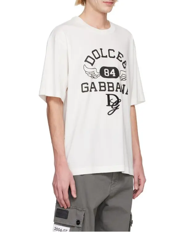 Dolce & Gabbana Dolce Gabbana Logo Printed Crewneck T-shirt