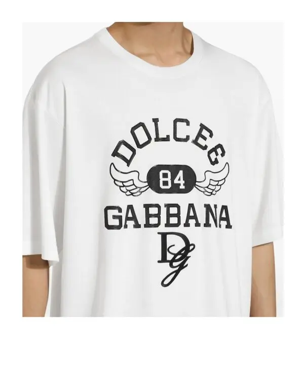 Dolce & Gabbana Dolce Gabbana Logo Printed Crewneck T-shirt