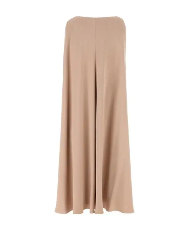 Valentino Garavani Cut-out Pleated Cape Dress