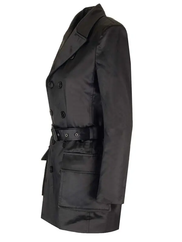 Saint Laurent Saharienne Double-breasted Belted Jacket - No