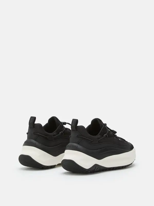 Moon Boot Lace Up Sneakers - Black