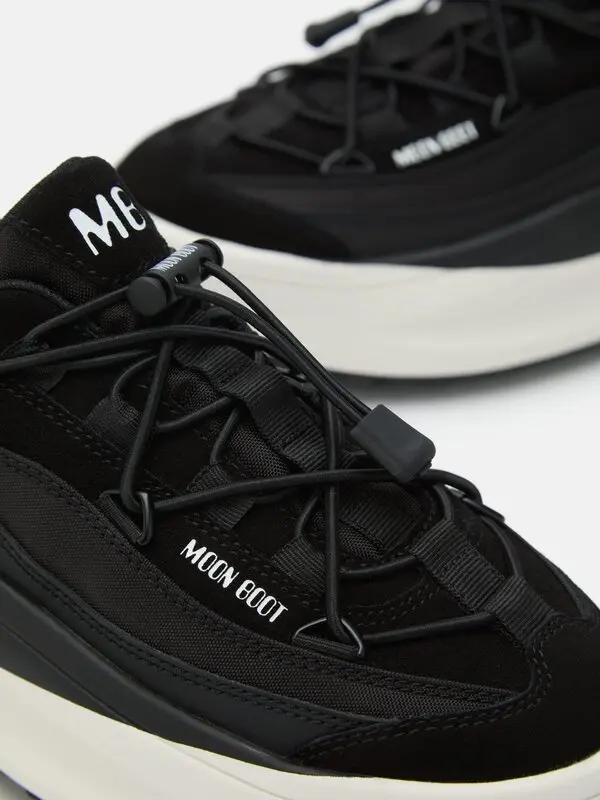 Moon Boot Lace Up Sneakers - Black
