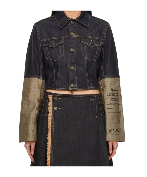 JEAN PAUL GAULTIER Denim Trucker Jacket