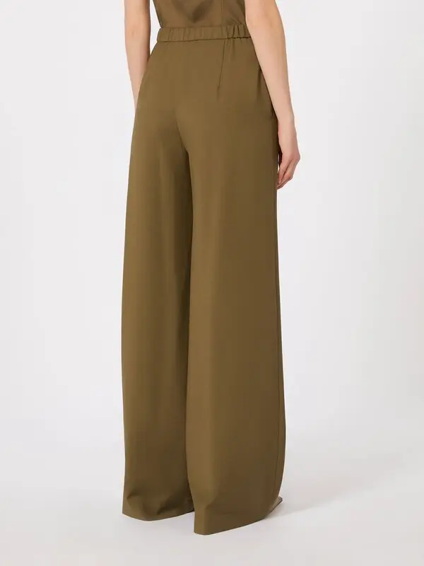 Max Mara Mstcorone Drawstring Trousers - Khaki