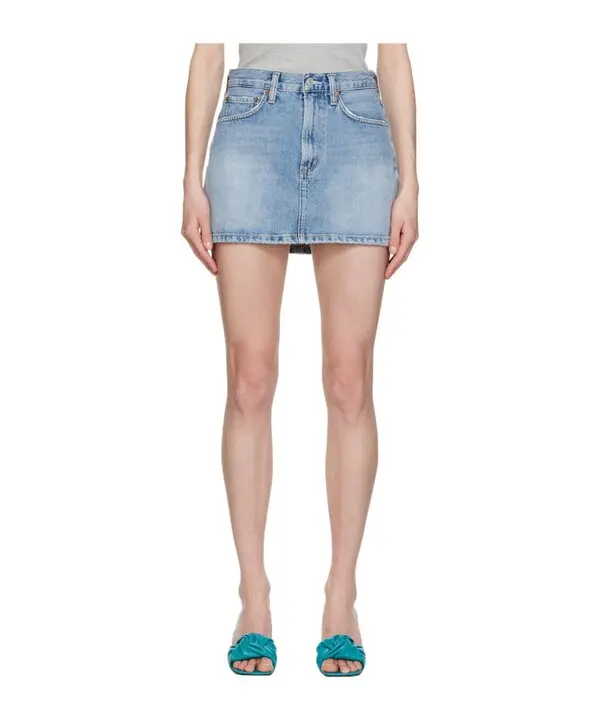 AGOLDE Five Pocket Denim Skirt