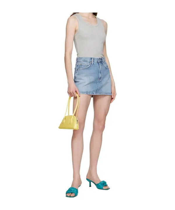 AGOLDE Five Pocket Denim Skirt
