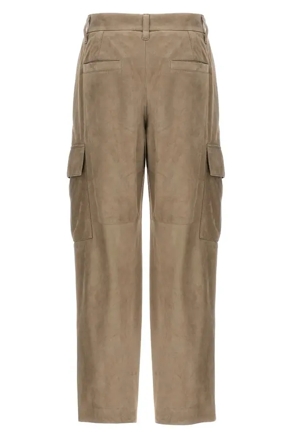 Brunello Cucinelli High-waist Straight-leg Trousers