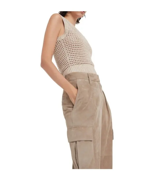 Brunello Cucinelli High-waist Straight-leg Trousers