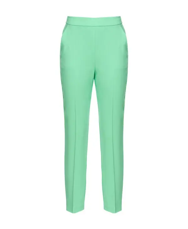 Pinko Concealed Zipped Tapered-leg Trousers