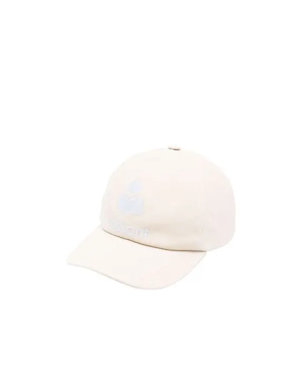 Isabel Marant Étoile Logo Embroidered Baseball Cap - White
