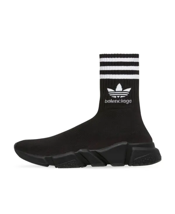 Balenciaga X Adidas Speed Sock Sneakers - Black