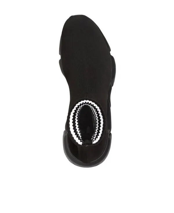 Balenciaga X Adidas Speed Sock Sneakers - Black
