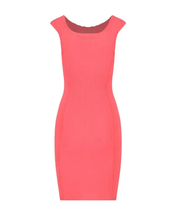 VIVIENNE WESTWOOD Knitted Logo Mini Dress - Red