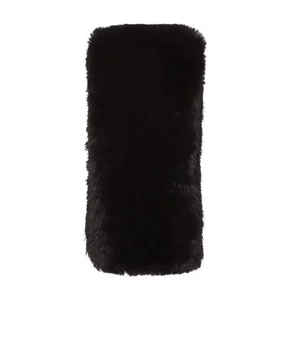 Acne Studios Faux-fur Scarf - Black