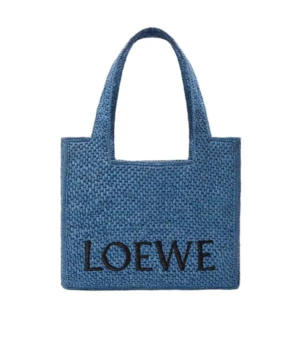 Loewe Woven Tote Bag With Removable Shoulder Strap