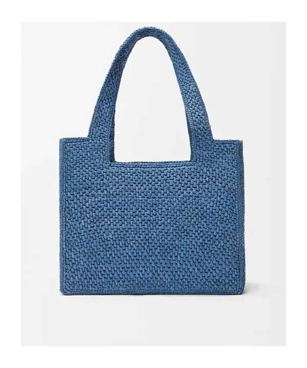 Loewe Woven Tote Bag With Removable Shoulder Strap