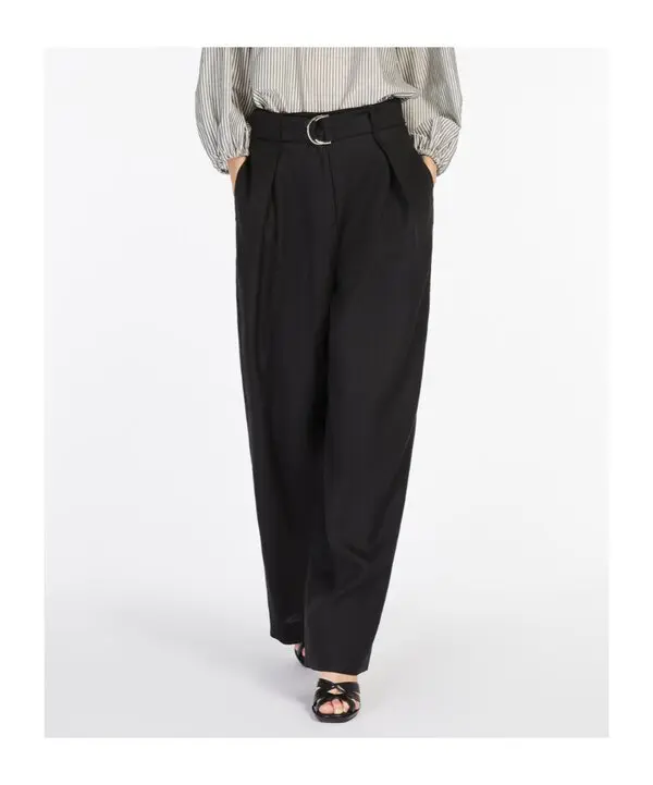 Max Mara S Jane Belted Wide Leg Pants
