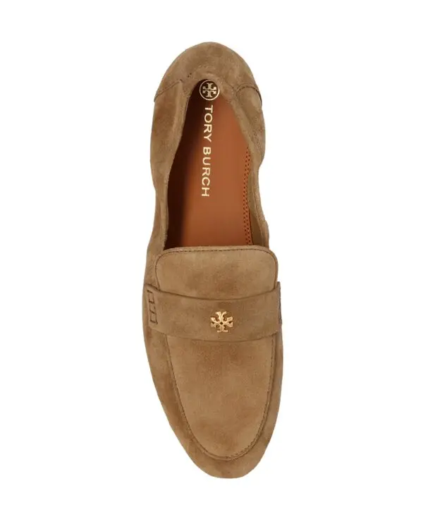 Tory Burch Logo Plaque Slip-on Loafers