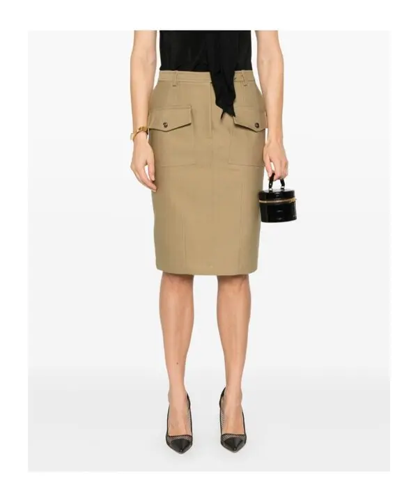 TOM FORD Flap Pocket Pencil Skirt