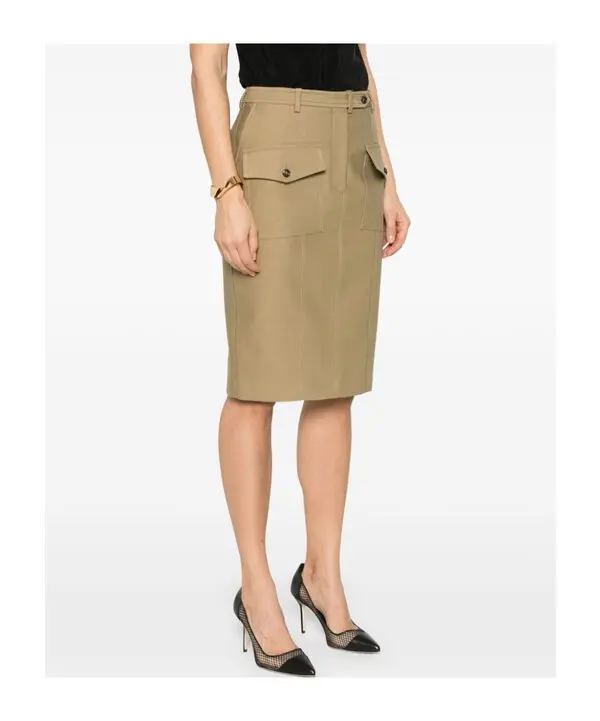 TOM FORD Flap Pocket Pencil Skirt