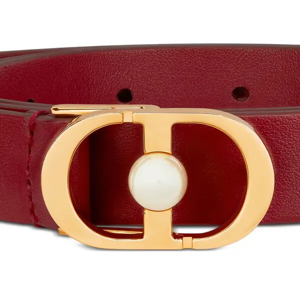 Dior 30 Montaigne Jolie Belt - Cherry Red