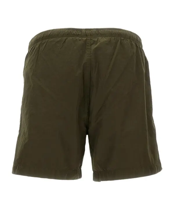 C.P. COMPANY Logo Patch Swim Shorts - Black