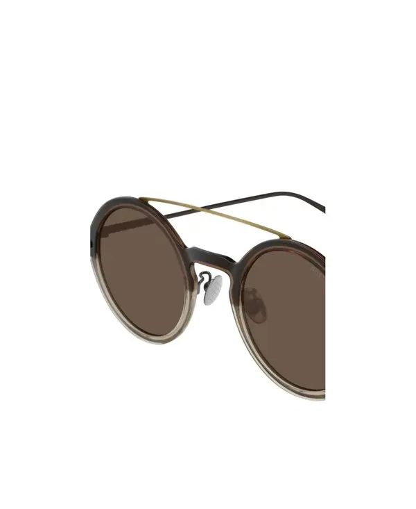 Bottega Veneta Round Frame Sunglasses