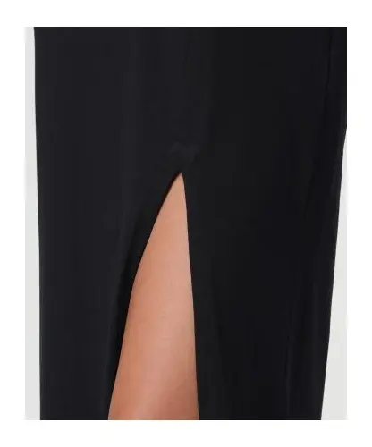 MSGM Logo Print Cotton Maxi Dress
