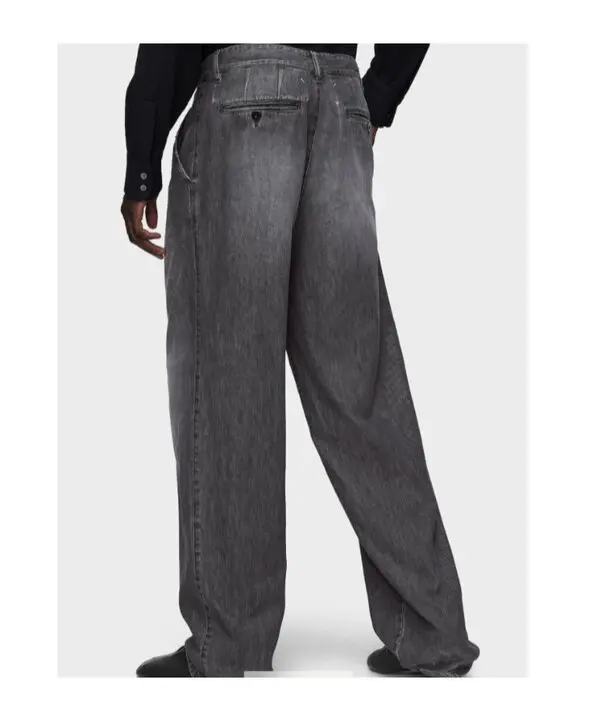 MAISON MARGIELA Washed Effect Wide-leg Jeans