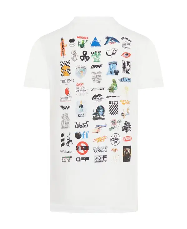 Off-White Graphic Printed Crewneck T-shirt