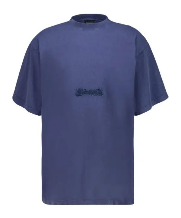 Balenciaga Logo Embroidered T-shirt