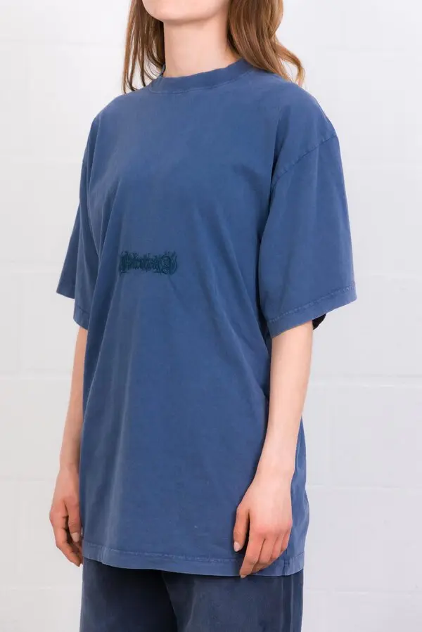 Balenciaga Logo Embroidered T-shirt