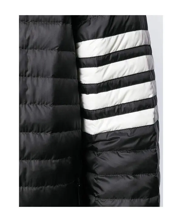 Thom Browne 4-bar Hooded Down Coat