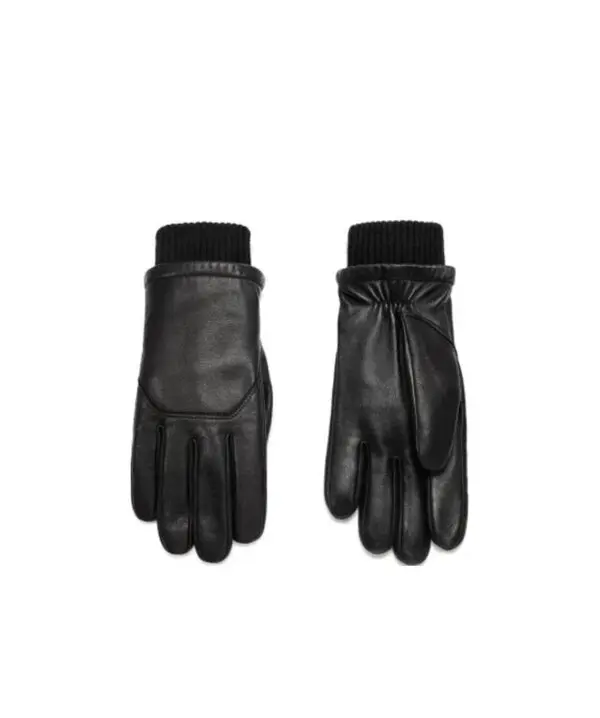 Canada Goose Ribbed Cuff Gloves - Black