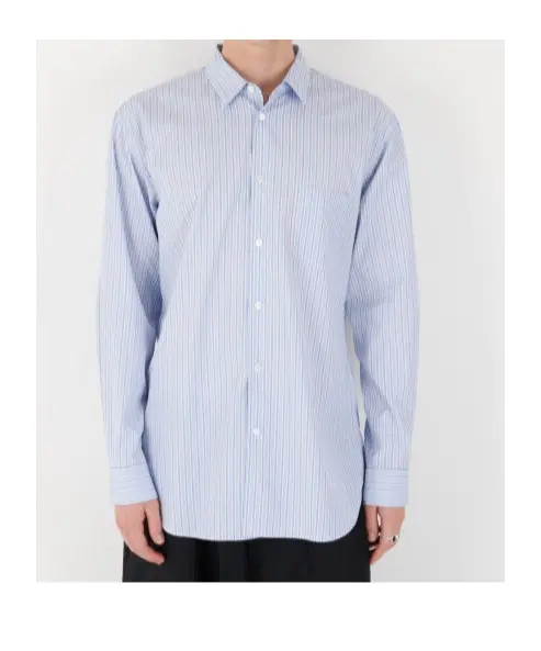 Comme Des Garçons Striped Shirt - Blue
