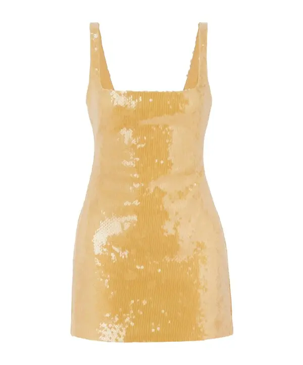 16Arlington Sequin Embellished Mini Dress - Nude