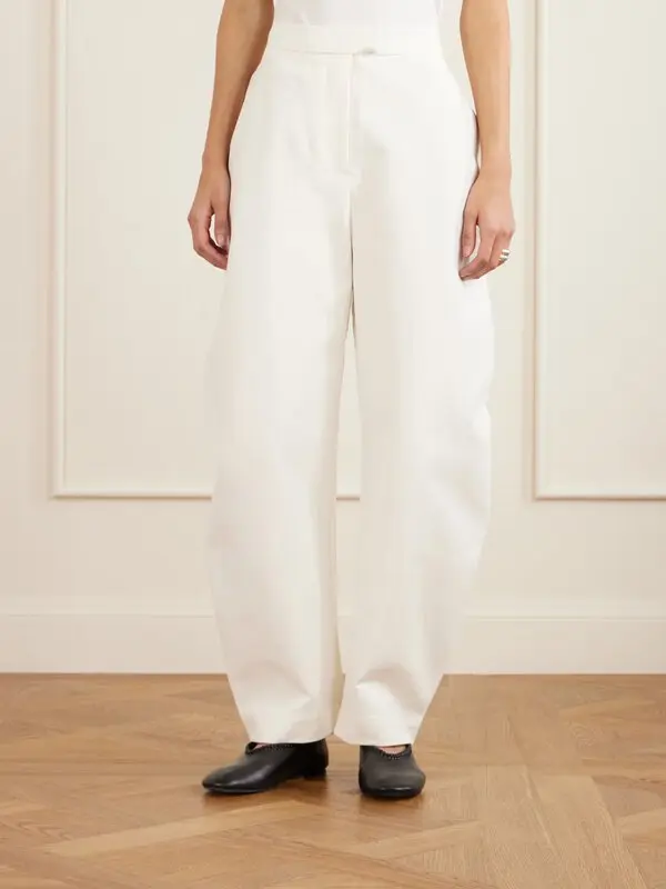 RÓHE Cotton Wide-leg Trousers