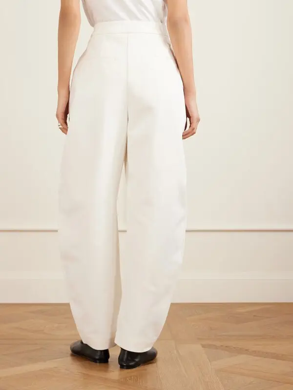 RÓHE Cotton Wide-leg Trousers